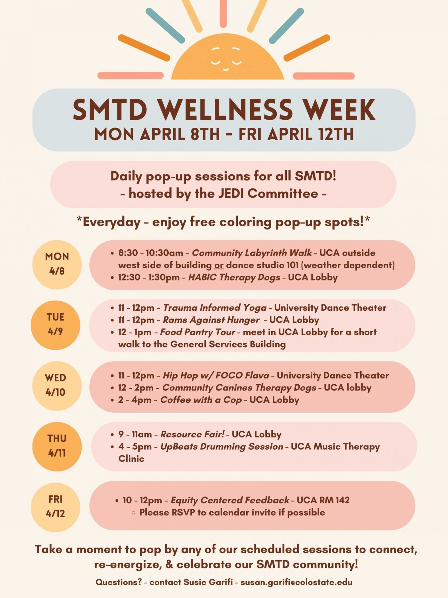 School of Music, Theatre, and Dance Host 2024 Inaugural Wellness Week ...