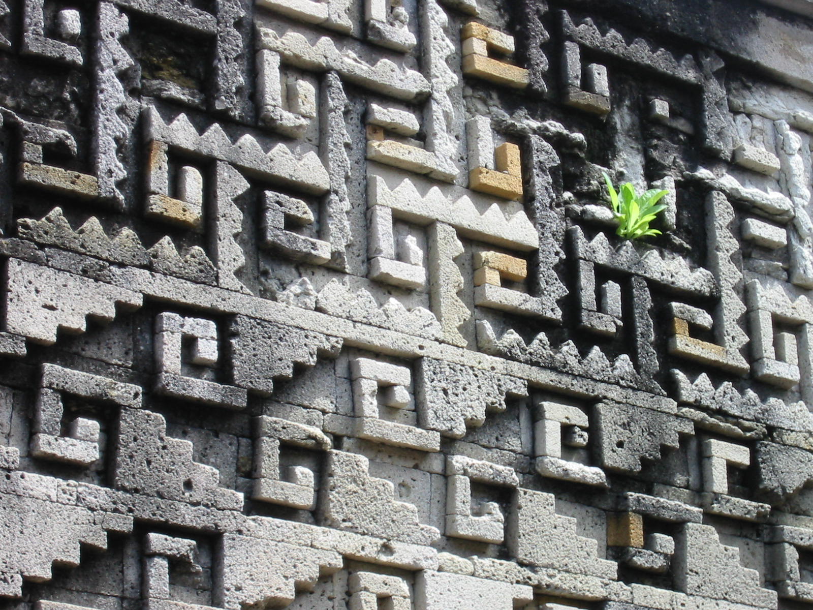 Wall with aztec design - Languages, Literatures and Cultures | Colorado ...