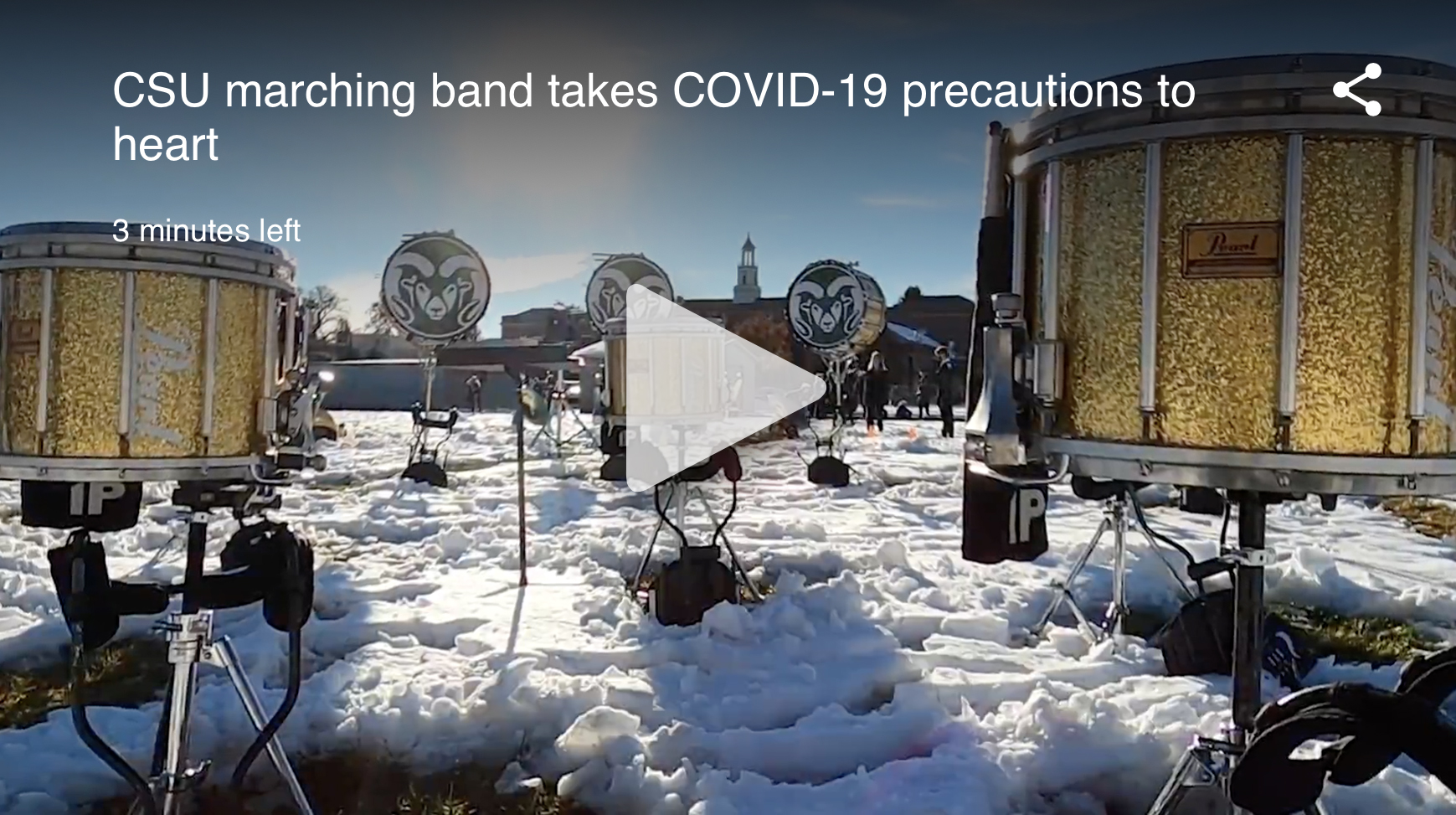 CSU Marching Band takes COVID-19 precautions to heart - Music