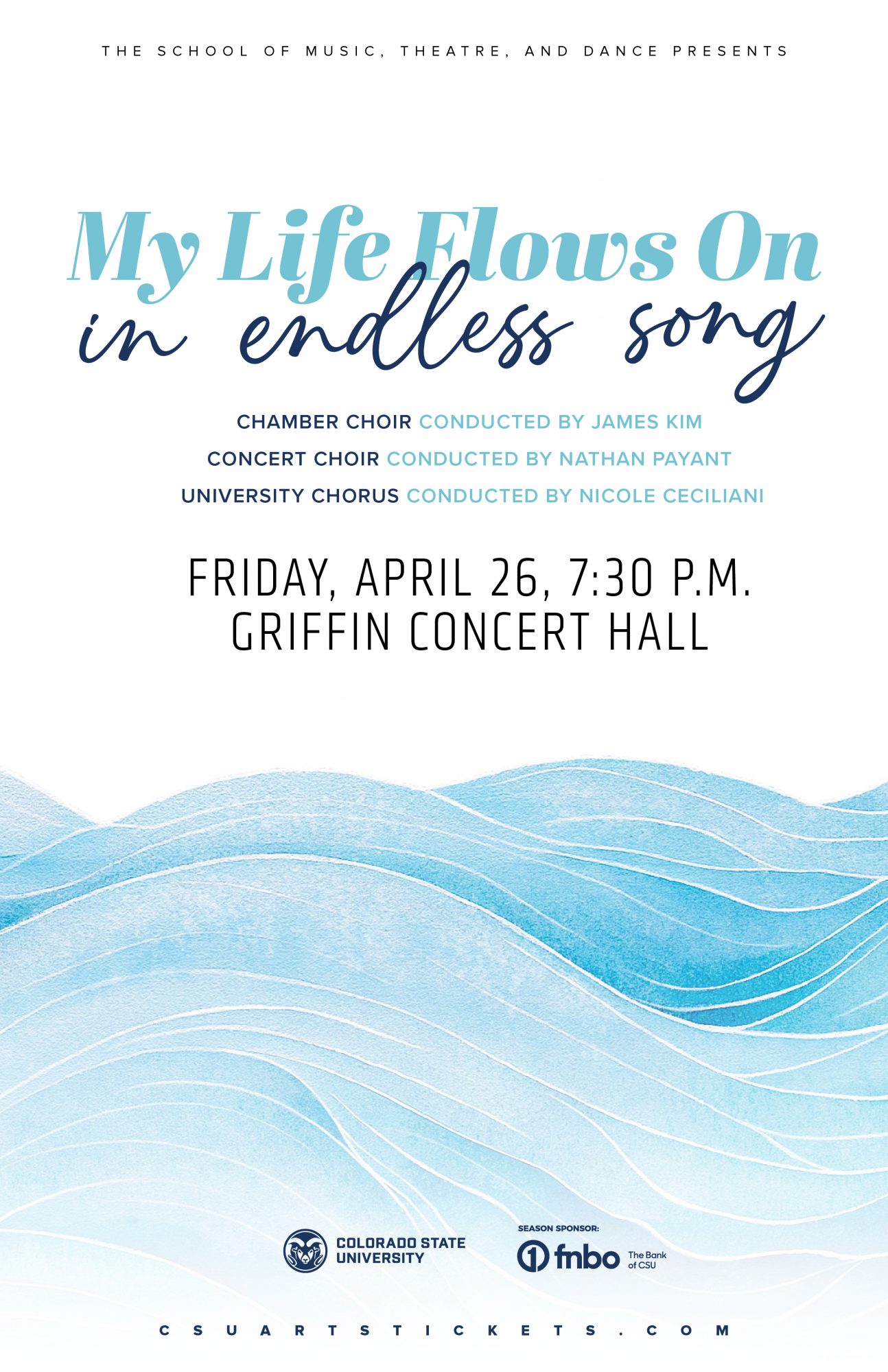 Spring Choir Concert: My Life Flows On in Endless Song - Music