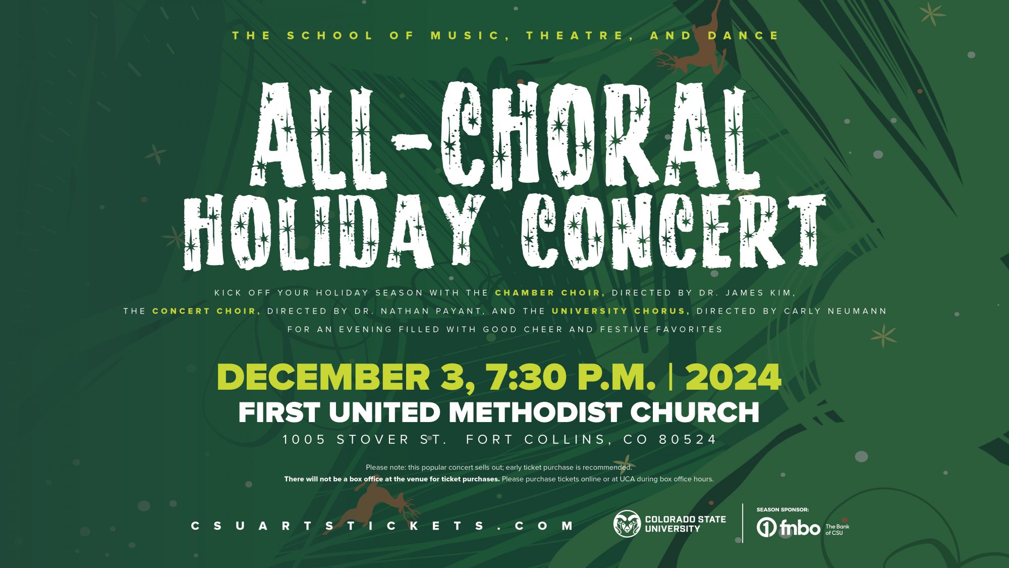 All-Choral Holiday Concert: Featuring Chamber Choir, Concert Choir, and ...