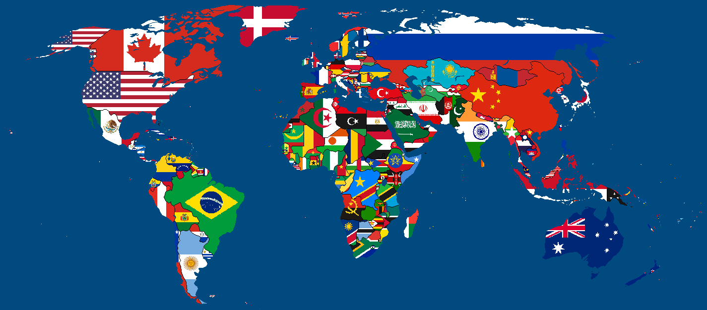 Flag_map_without_coastlines - College of Liberal Arts | Colorado State ...