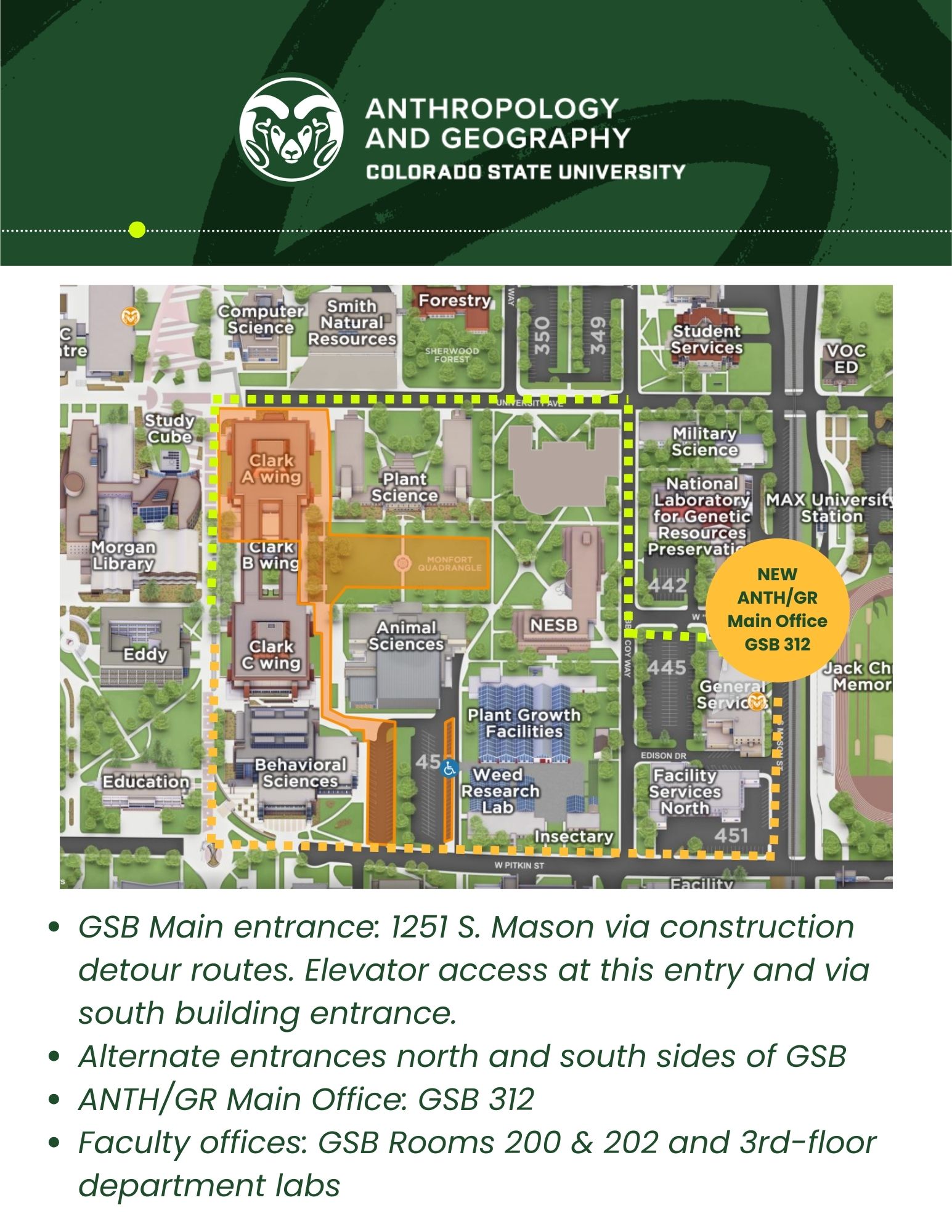 Clark Revitalization - College of Liberal Arts | Colorado State University